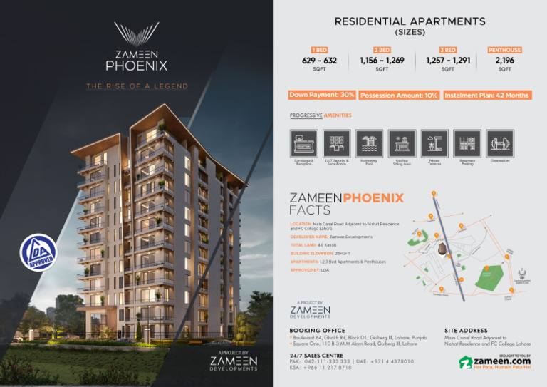 Zameen Phoenix - Fact Sheet | PDF