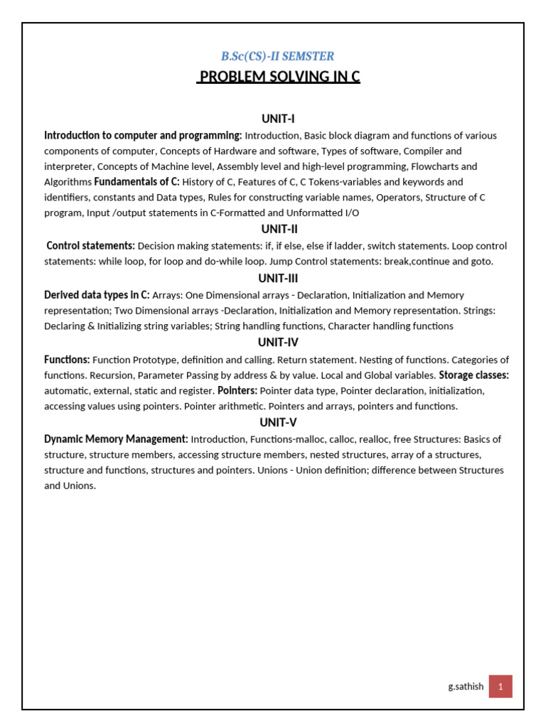 C Material | PDF | Computer Data Storage | Printer (Computing)