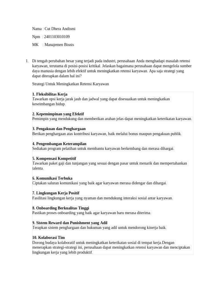 Manajemen - Cut Dhera Andismi | PDF