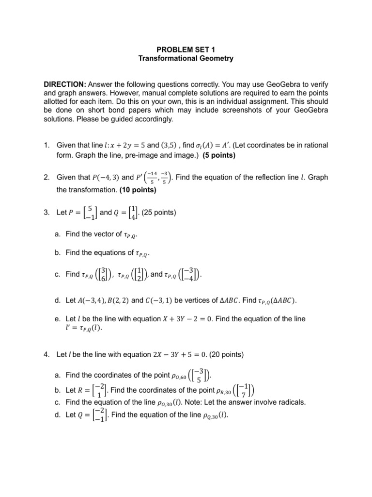 Problem Set 1 | PDF