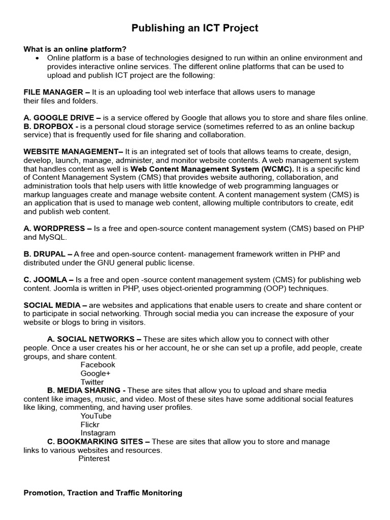 Electronics G11 LESSON 6 AND 7 HANDOUTS | PDF | Websites | World Wide Web