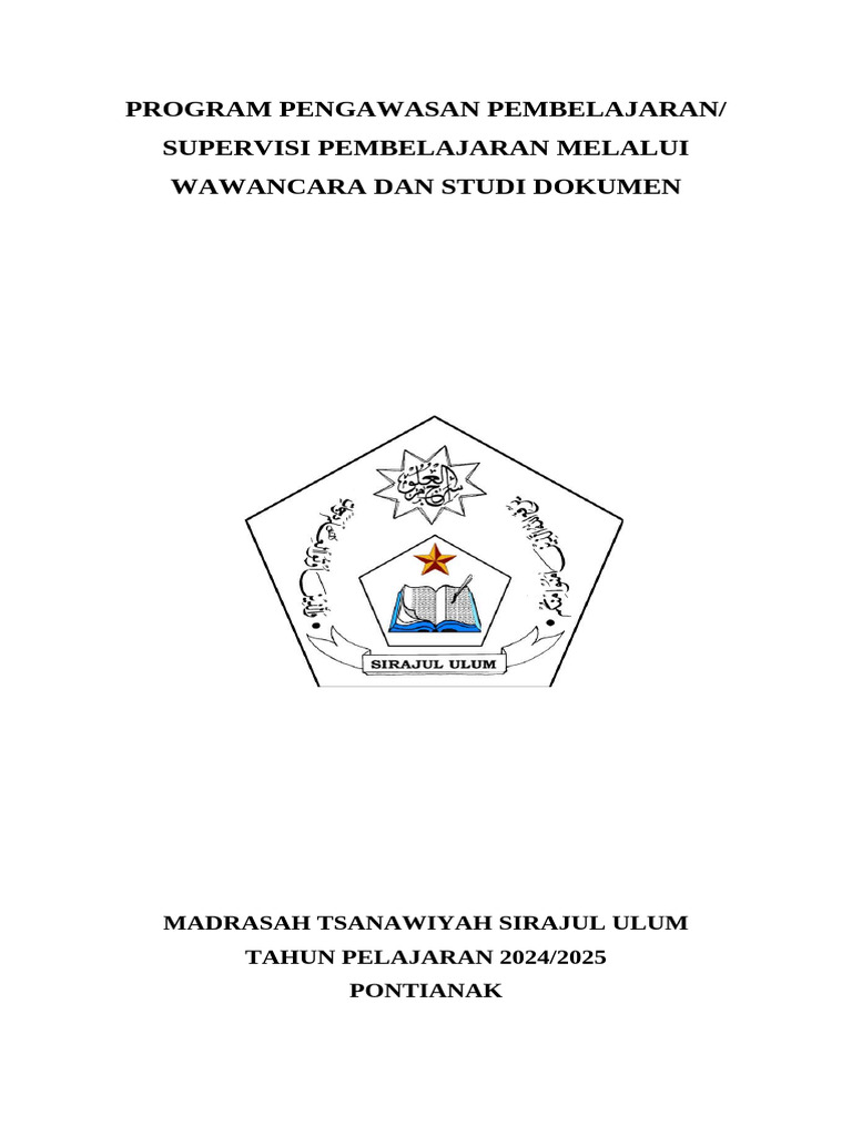Supervisi Pembelajaran Madrasah | PDF