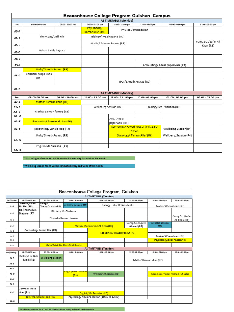 Term II Assessment TT | PDF