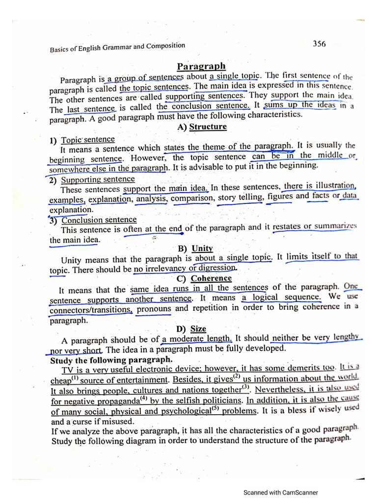 Paragraph Writing | PDF