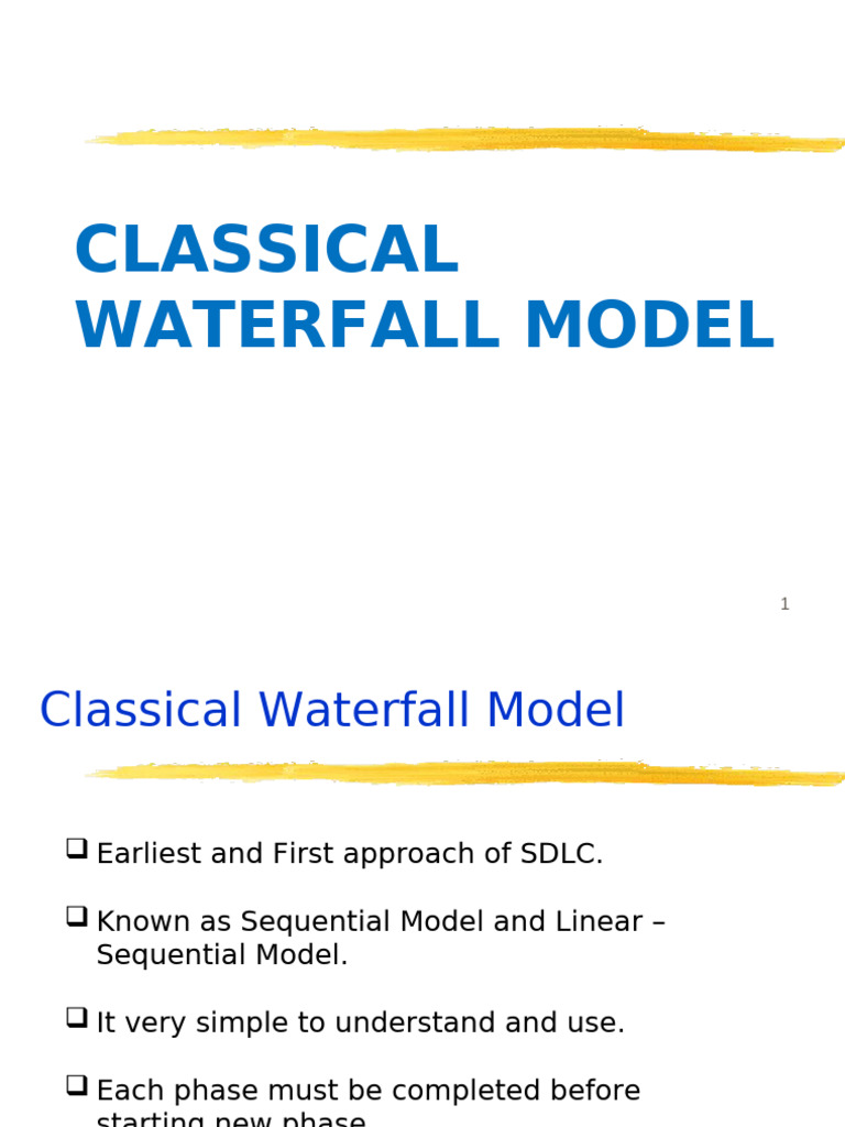 CSE320 Classical Waterfall Model | PDF | Software Development Process | Computer Science
