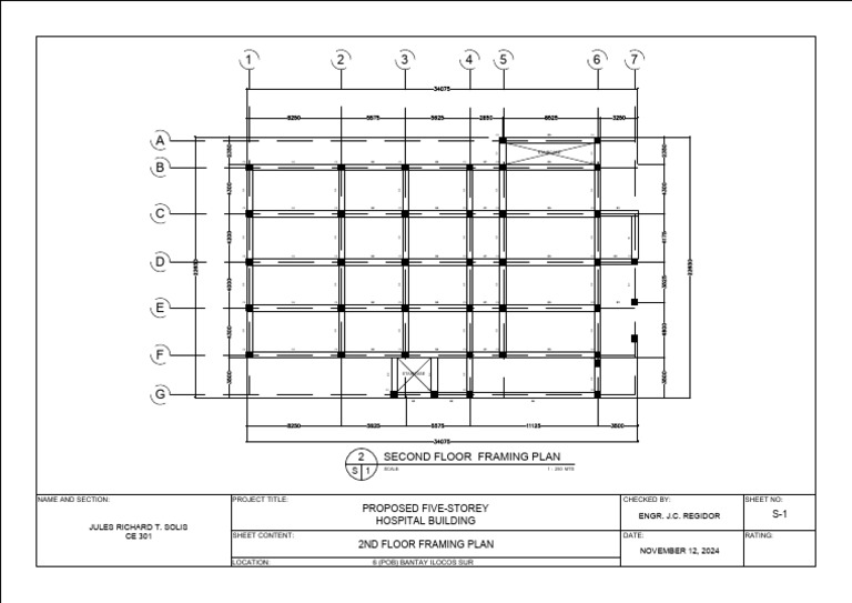 2ND Floor Framing | PDF | Xadrez