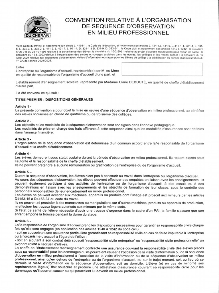 conversion stage vierge | PDF