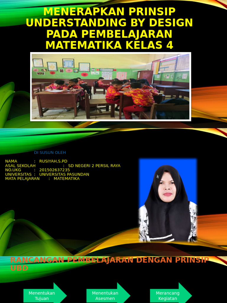 Menerapkan Prinsip Understanding by Design | PDF