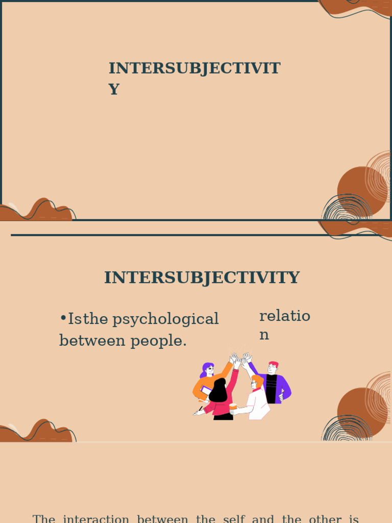 Inter Subjectivity | PDF | Morality | Psychological Concepts