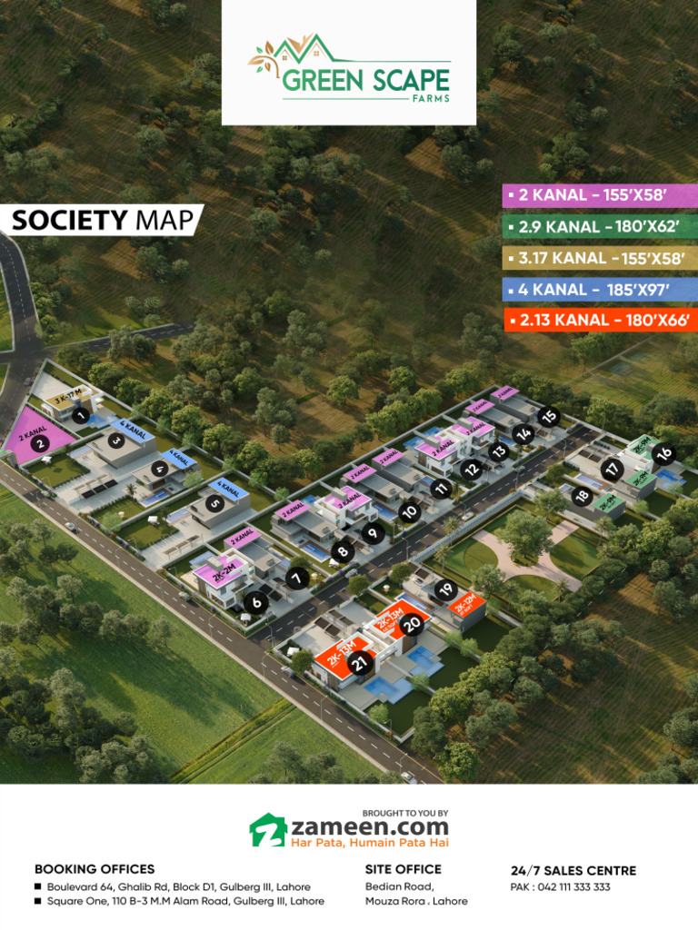 Green Scape Farms - Society Map | PDF