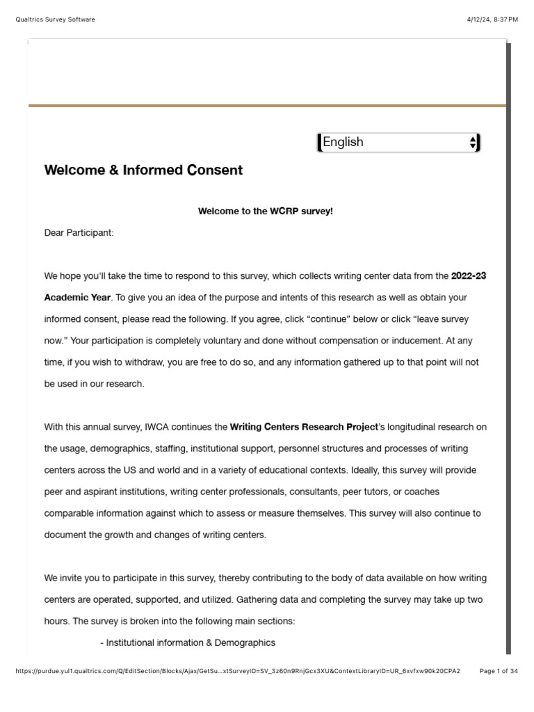 WCRP 2022 23 Survey Preview | PDF | Academic Degree | Libraries
