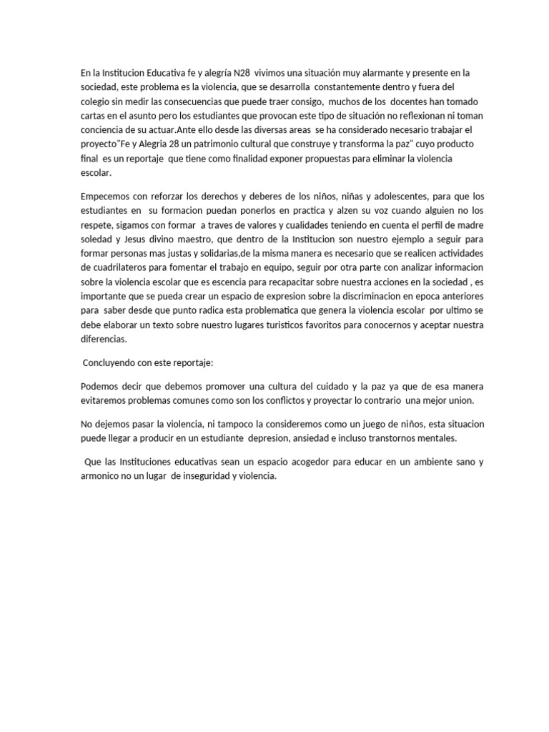 Reportaje | PDF