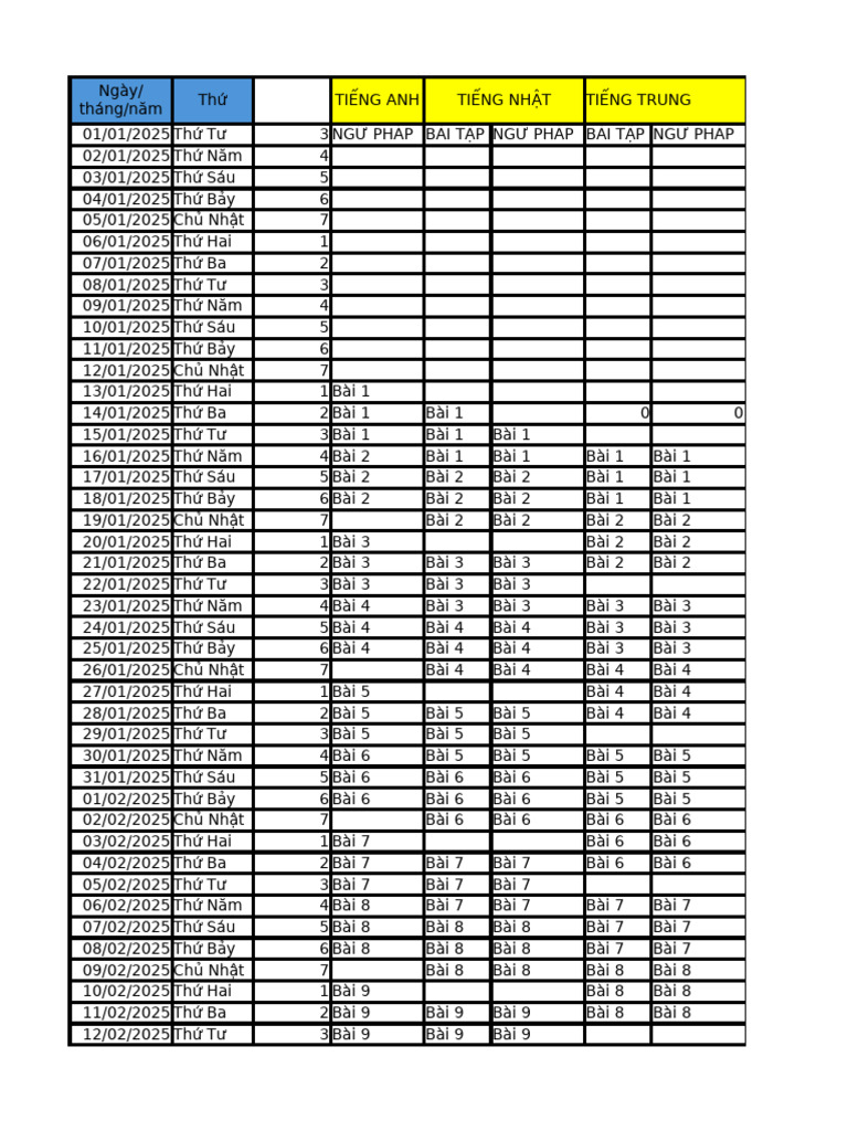 Schedule | PDF