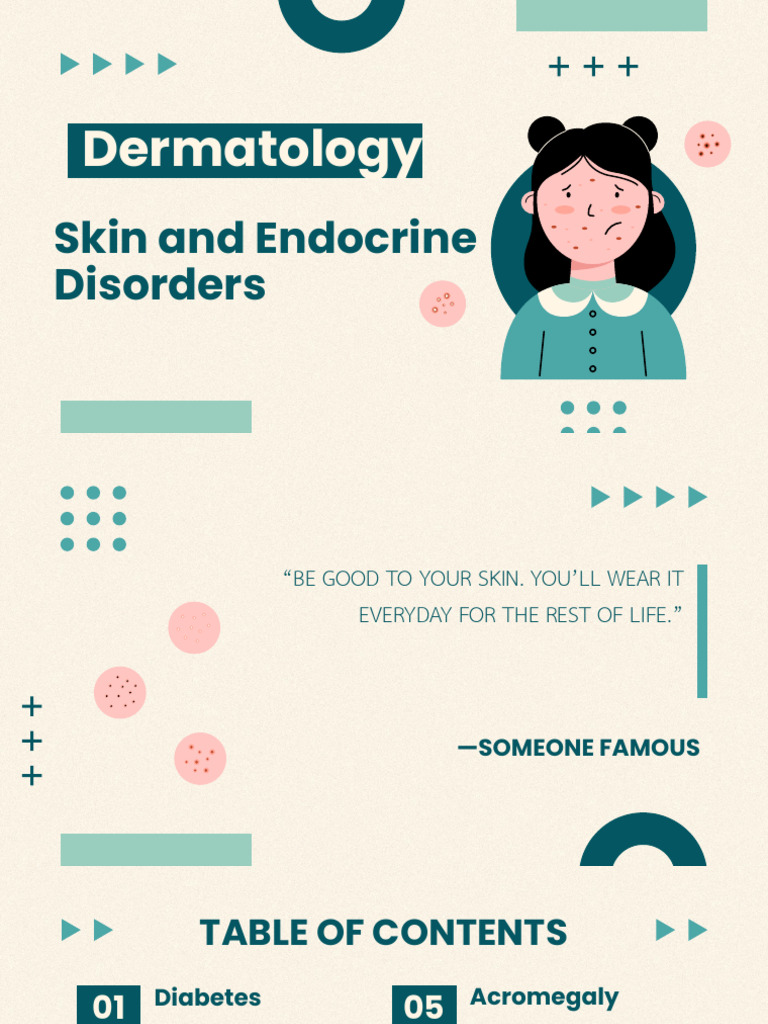 Endocrine and Skin | PDF | Diabetes | Human Diseases And Disorders