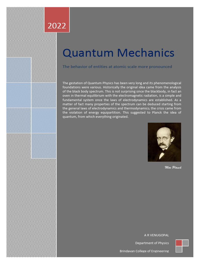 MODULE-2 Quantum Mechanics CSE | PDF | Wave Function | Waves
