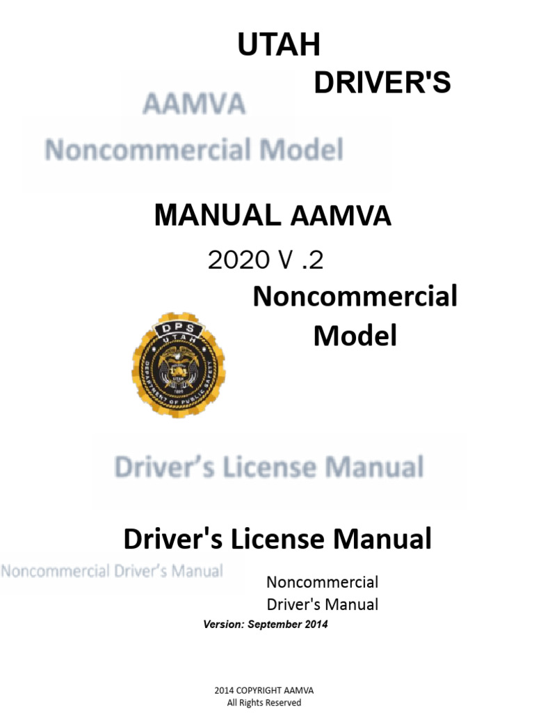 Copia Traducida de Manual-De-Manejo-Utah-2022 | PDF | Driver's License ...