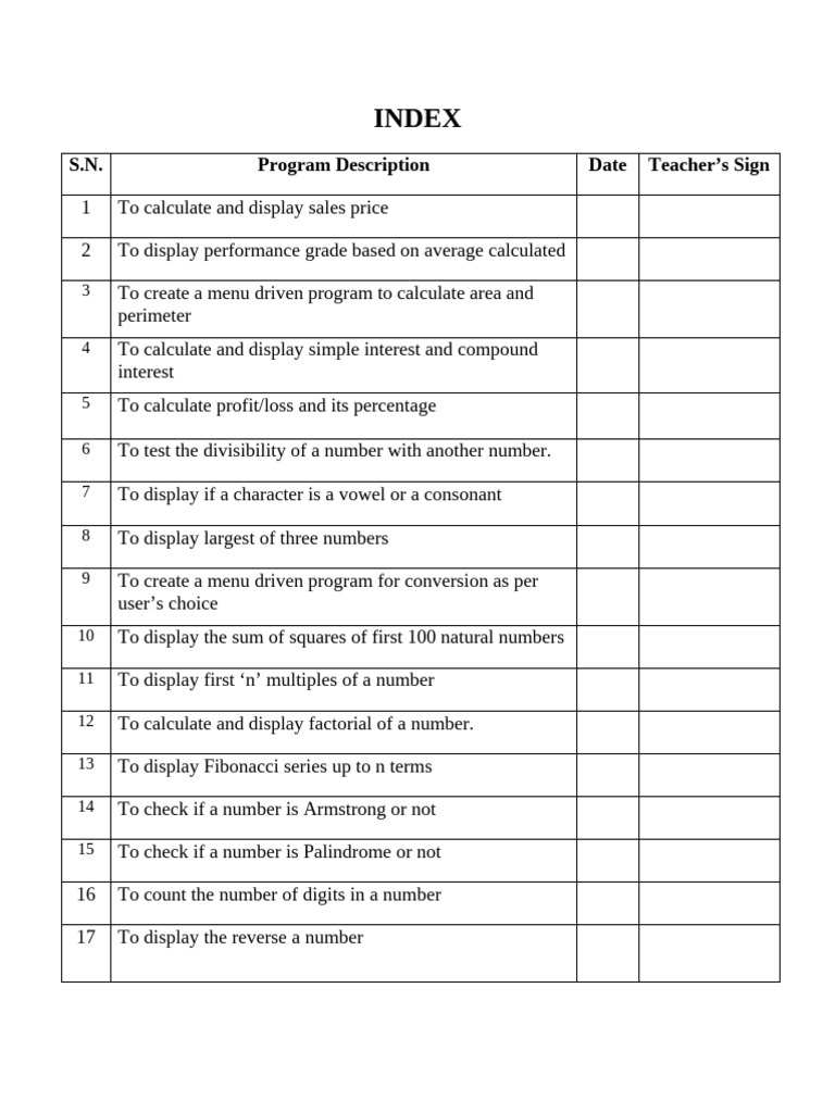 Programming Tasks and Solutions Guide | PDF