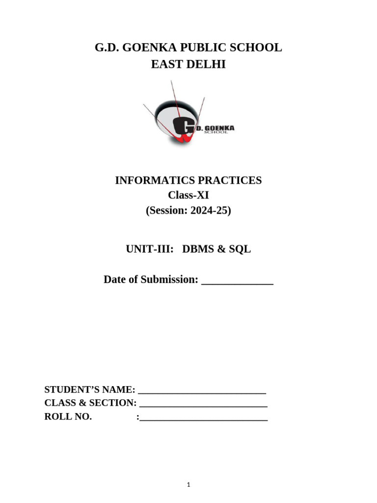 IP Database Assignment - 2-subjective-MID ASSESS | PDF | Sql | Relational Model