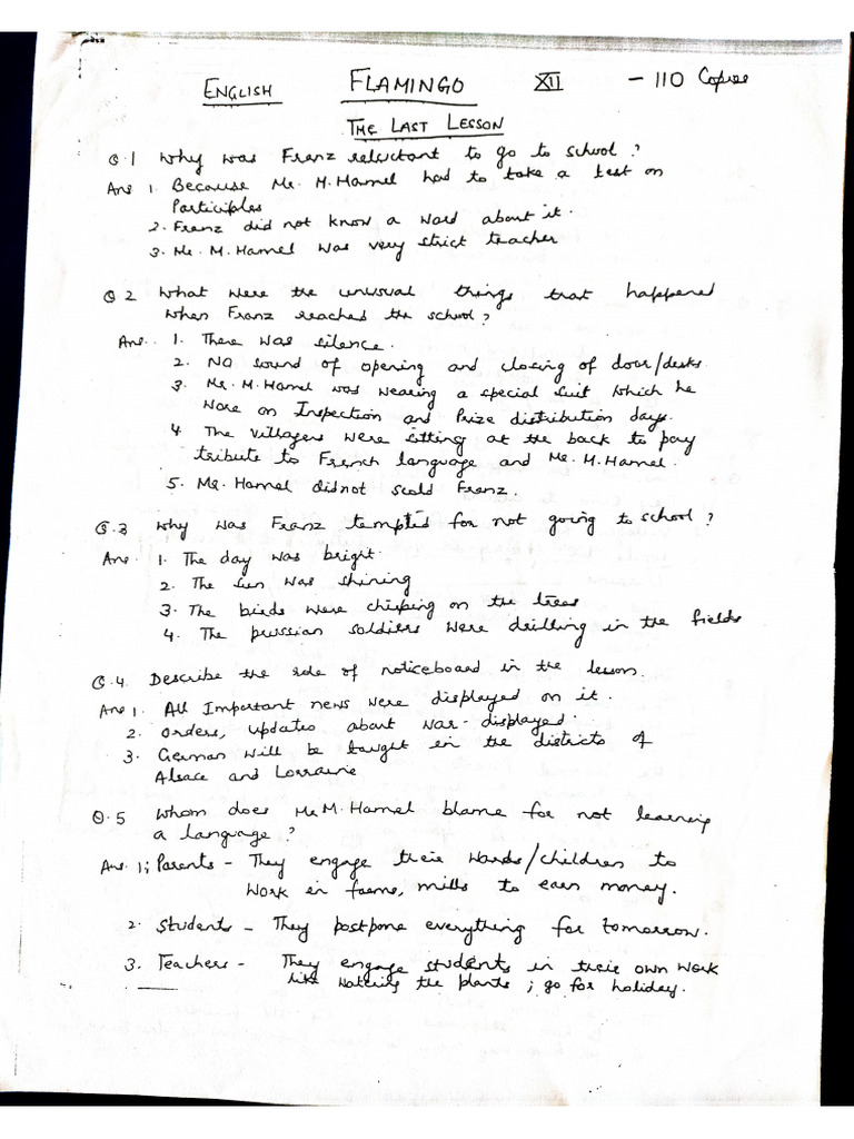 Notes of Flamingo | PDF