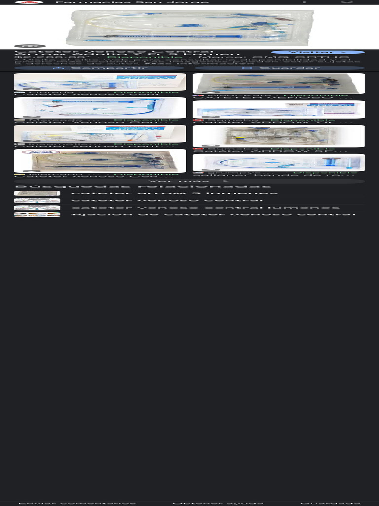 Cateter Central Arrow 3 Vias - Buscar Con Google | PDF