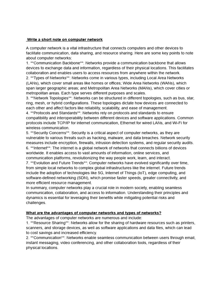 Unit 1 Pdf Pdf Computer Network Transmission Medium