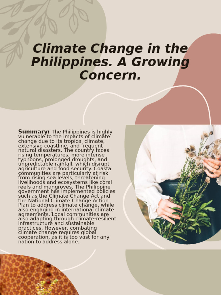 Climate Change Challenges in the Philippines | PDF | Climate Change ...