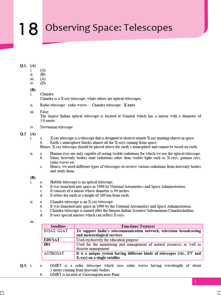 18 Observing Space - Telescopes15937718461593851557 | PDF | Telescope ...