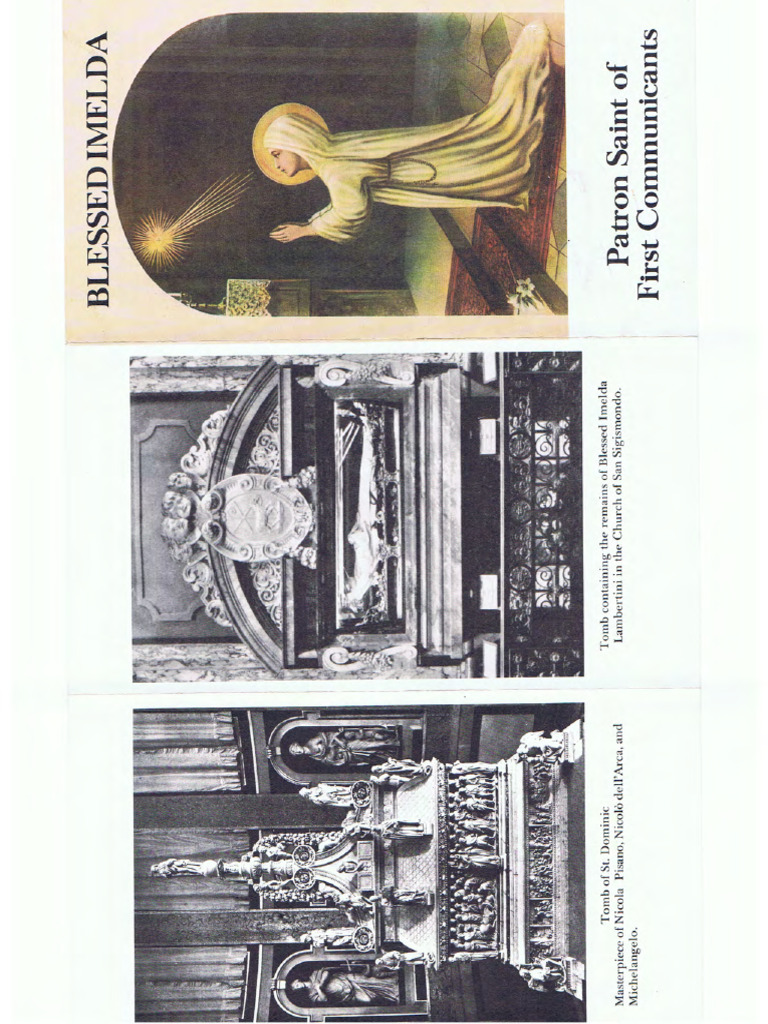 Blessed Imelda Patron Saint of First Communicants Trifold | PDF