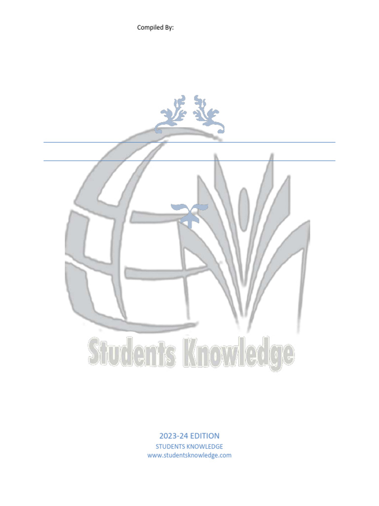 General Knowledge 2023-24 Edition | PDF | Organisation Of Islamic ...
