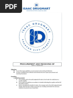 Standard Operating Procedure Good Dispensing Practice | PDF | Medical ...