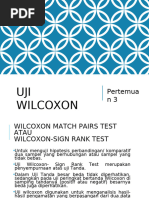 Uji Wilcoxon: Panduan Lengkap dan Contoh | PDF