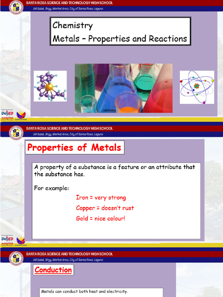 Metal Reactivity and Reactions | PDF