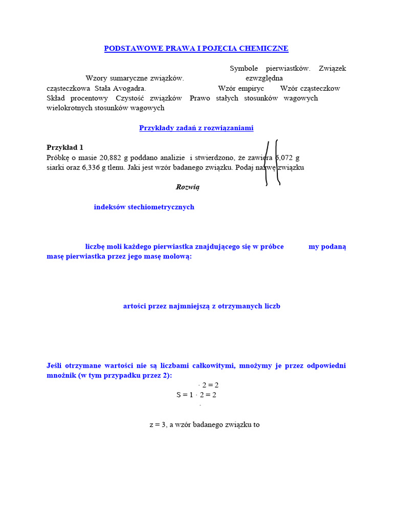 C1 - Zestaw - Podstawowe Prawa I Pojecia | PDF