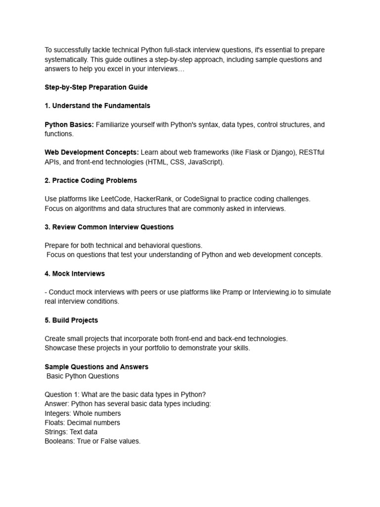 Python Full Stack Devlopement 1 Pdf Python Programming Language Data Type