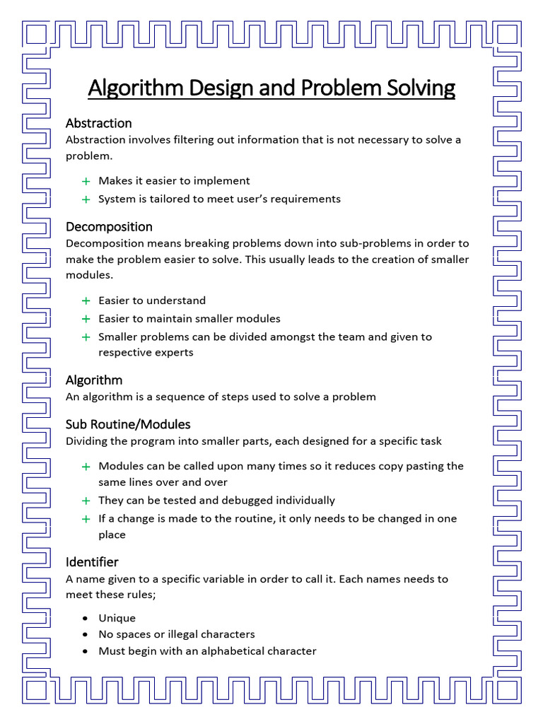 0 New Fundamental Problem Solving And Programming Skills Pdf Software Testing Pointer