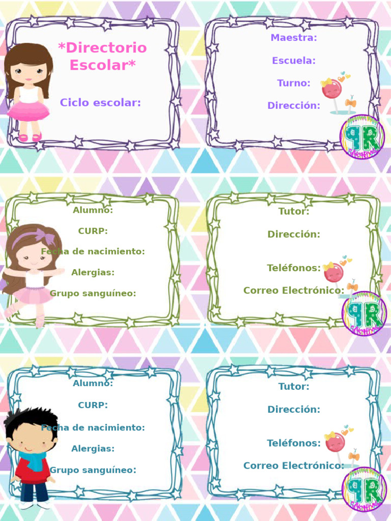 Directorio-Alumnos para Compartir Blogger | PDF