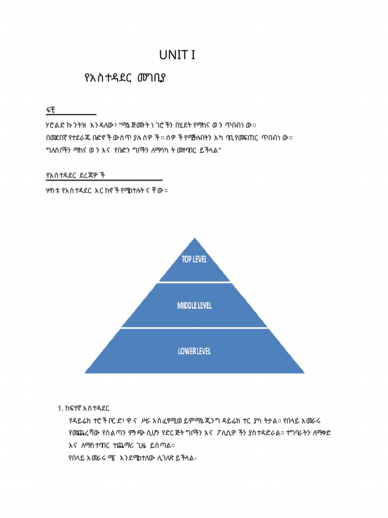 Intro MGT Part I | PDF