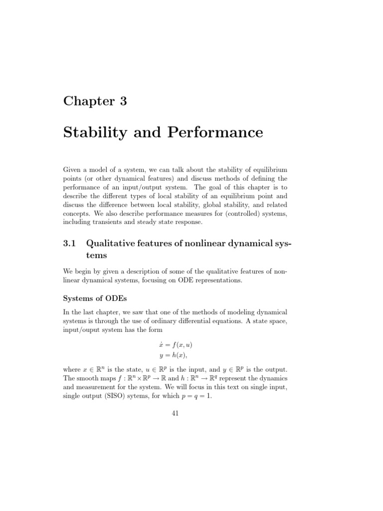 Nonlinear Systems Stability Guide | PDF | Stability Theory | Phase (Waves)