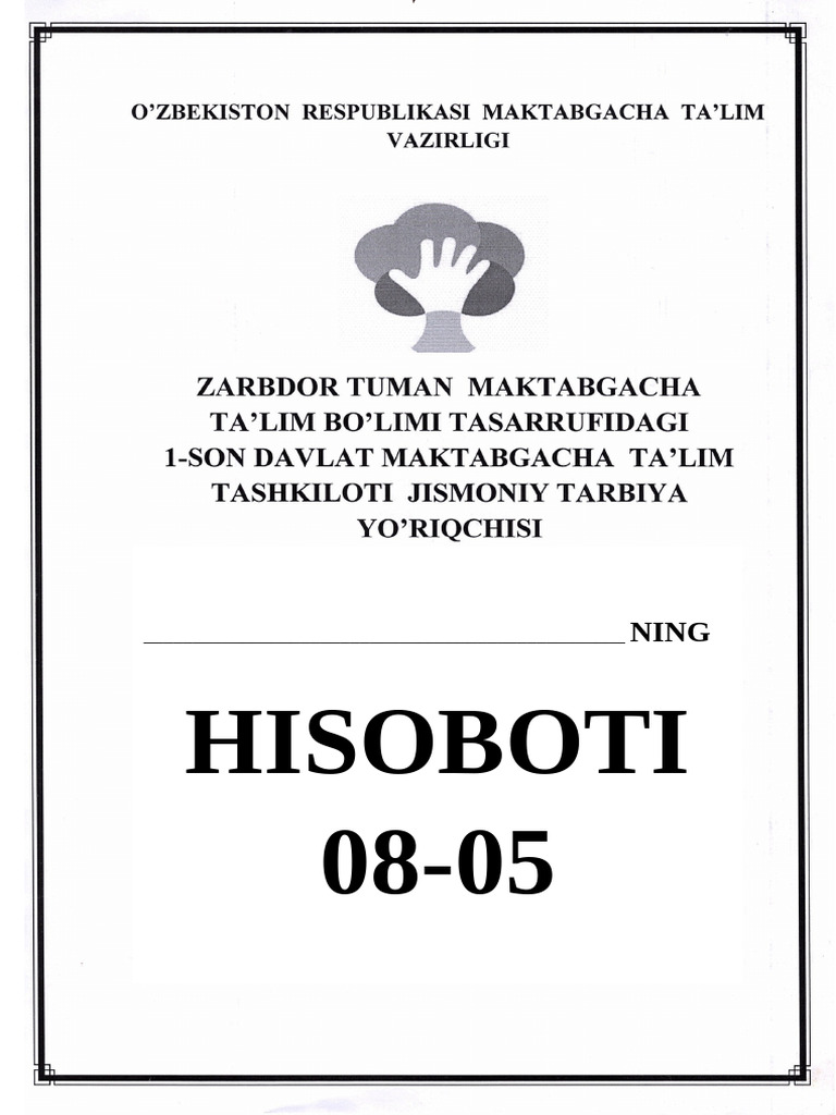 Hisobot 2 Dildora Opcha | PDF