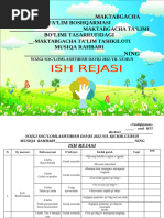 Hamshira Yillik Ish Reja 2024 | PDF