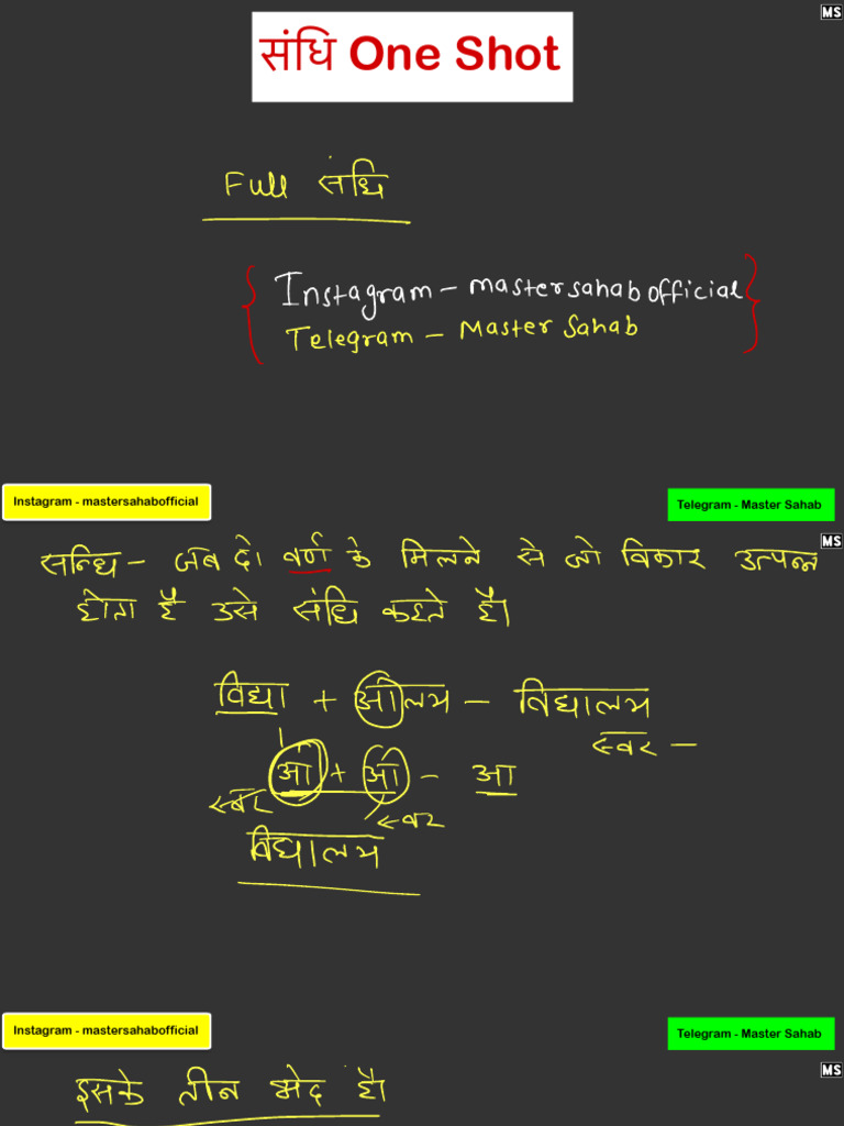 Sandhi One Shot | PDF | Phonology | Phonetics