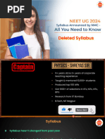 NEET 2026 Syllabus | PDF