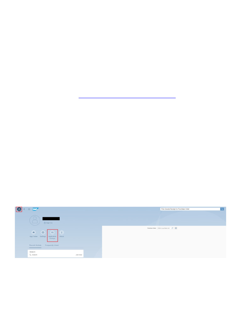 How To Activate Barcode Scanning Entry in The App Post Goods Receipt ...
