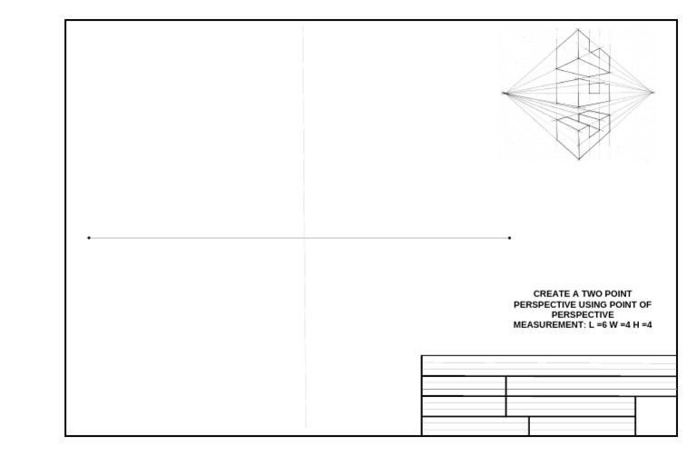 Two-Point Perspective Drawing Guide | PDF