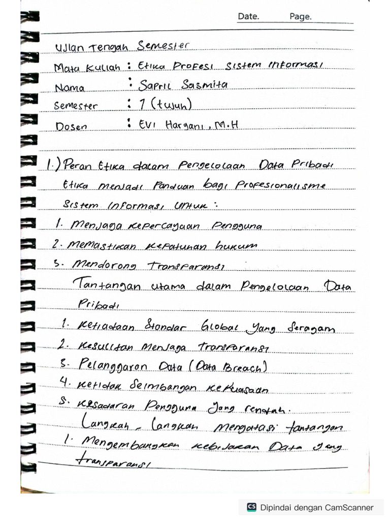 Uts Etika Profesi Sapril | PDF