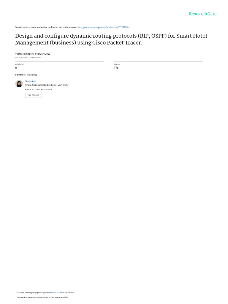 DesignandconfiguredynamicroutingprotocolsRIPOSPF | PDF | Routing ... DesignandconfiguredynamicroutingprotocolsRIPOSPF | PDF | Routing ...