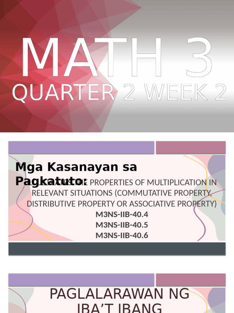 Q2 - Math - PPT - Week 2 | PDF