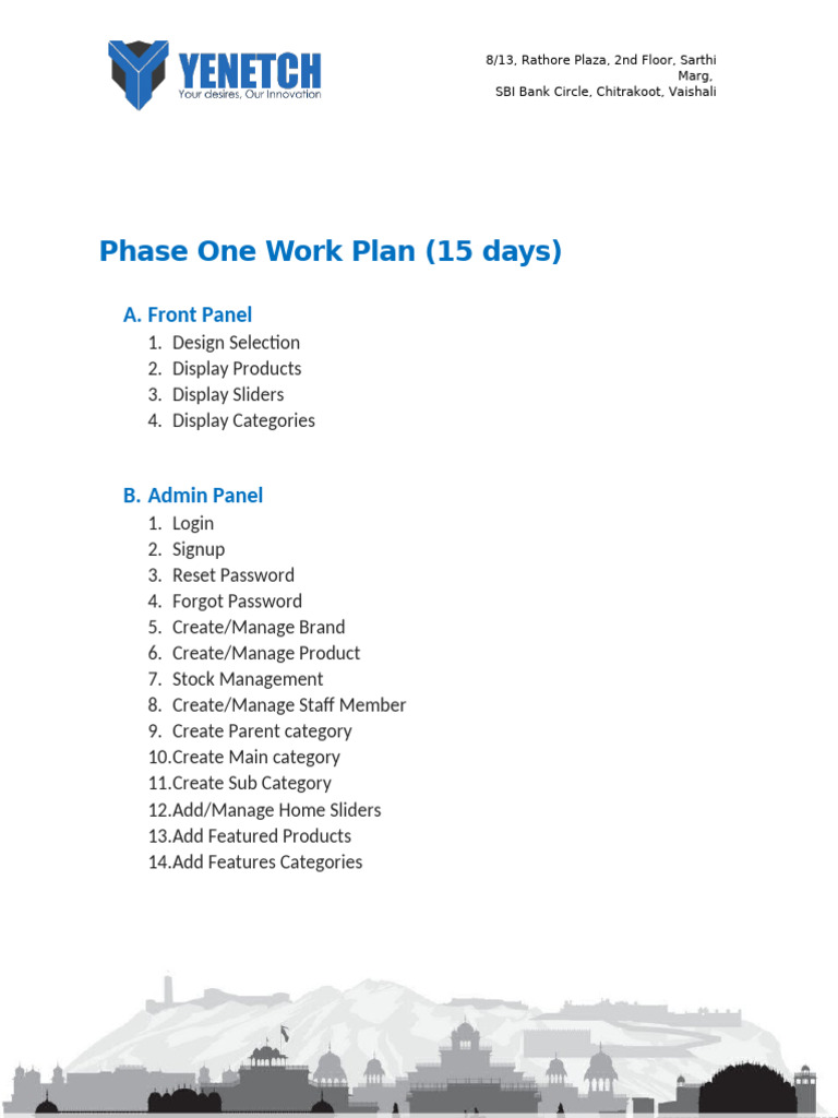 Work Plan | PDF