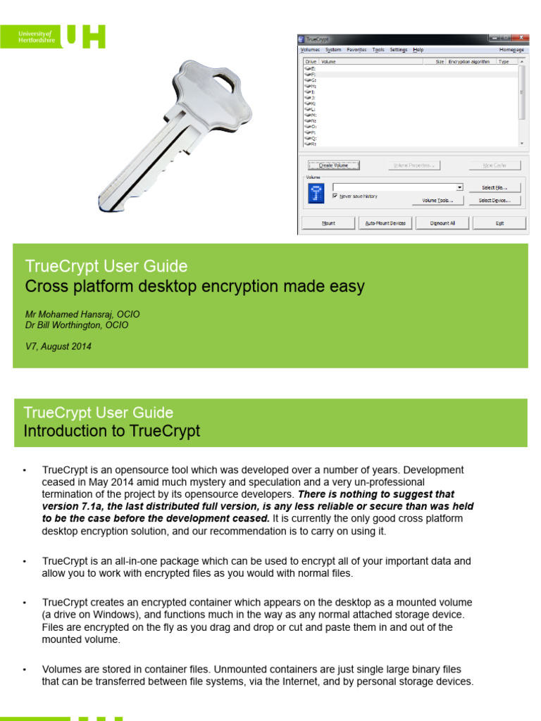 Truecrypt Guide v7 1a | PDF | Computer File | Password