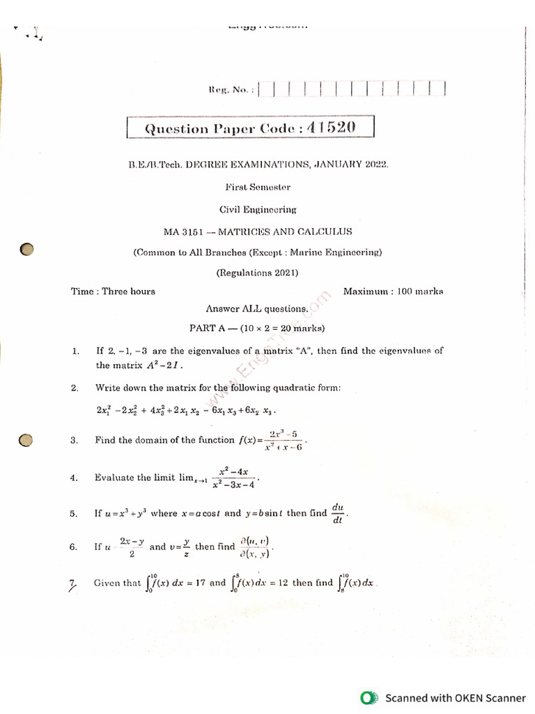 Maths 2 | PDF